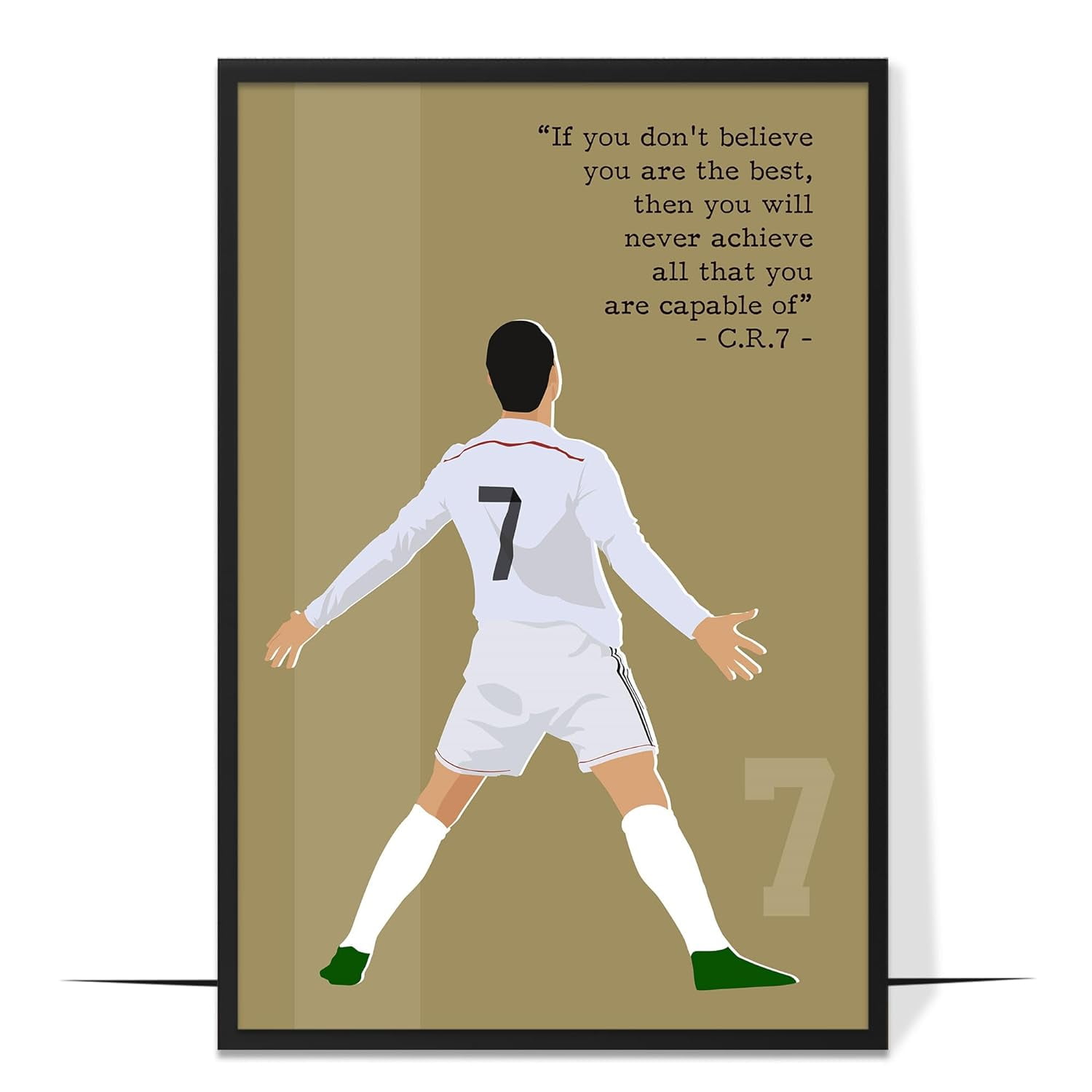LOLUIS Inspirational Quotes Wall Art, Sports Motivational Art Print ...