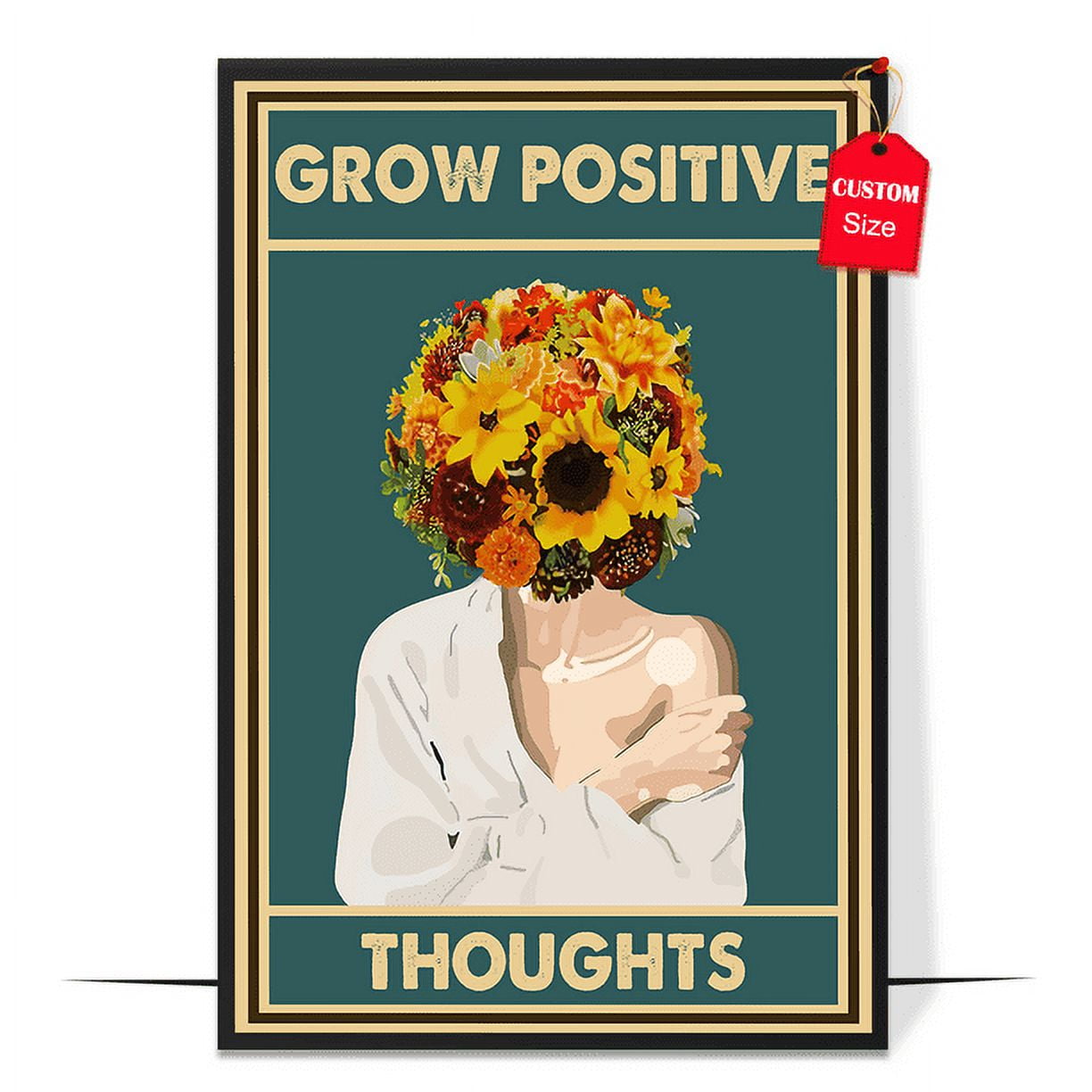 LOLUIS Inspirational Vintage Mental Health Awareness Wall Art ...