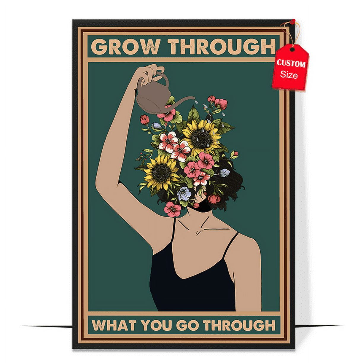 LOLUIS Inspirational Vintage Mental Health Awareness Wall Art ...