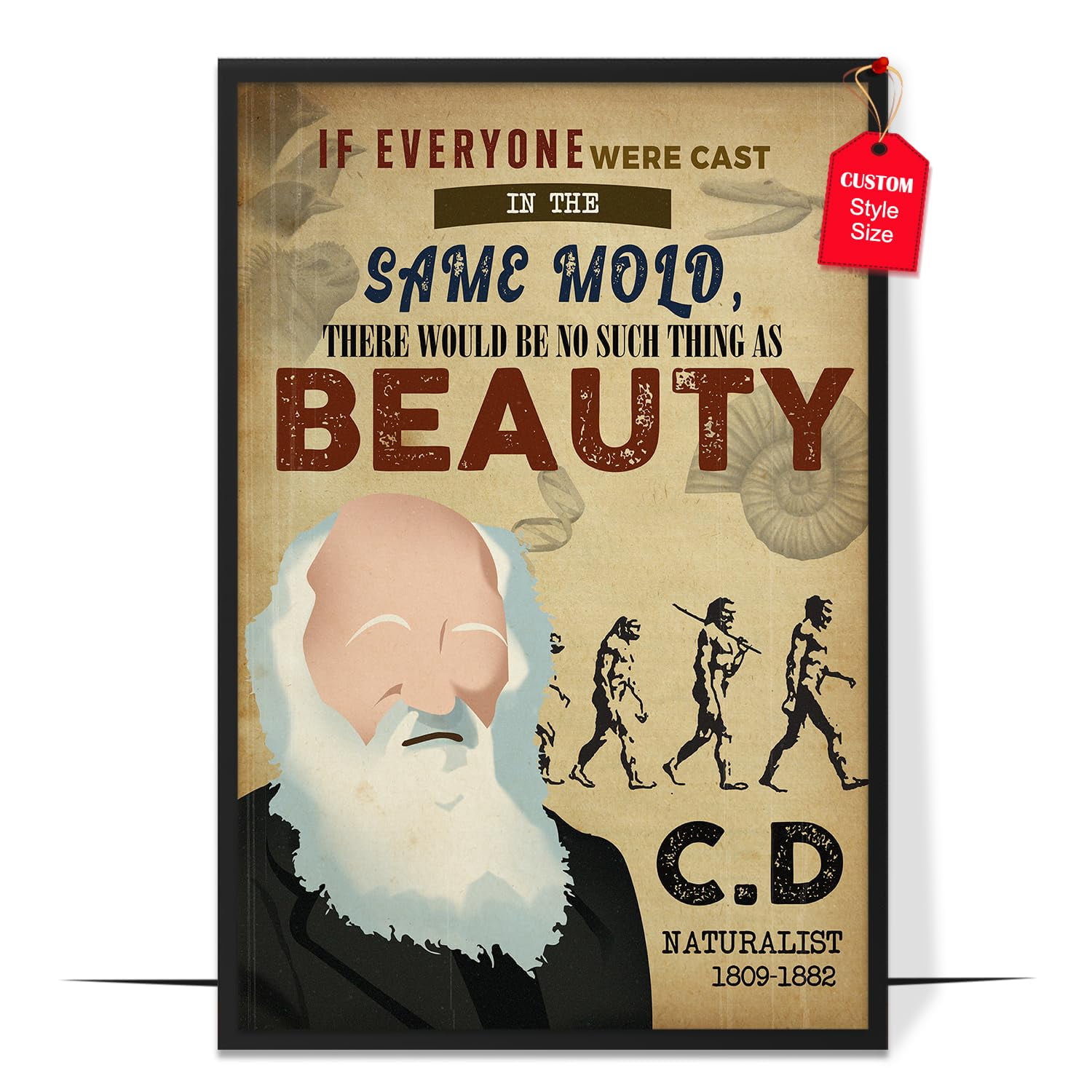 LOLUIS Inspirational Wall Art, STEM Scientists Quote Print Decor for ...