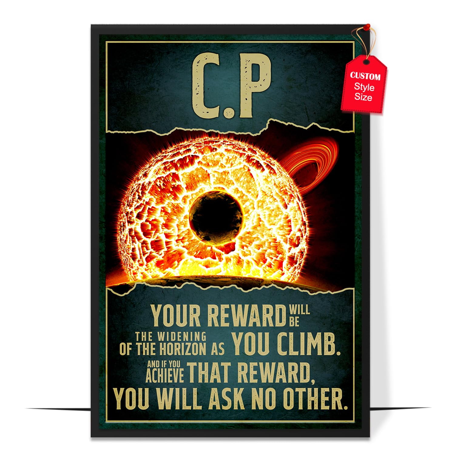 LOLUIS Inspirational Wall Art, STEM Scientists Quote Print Decor for ...