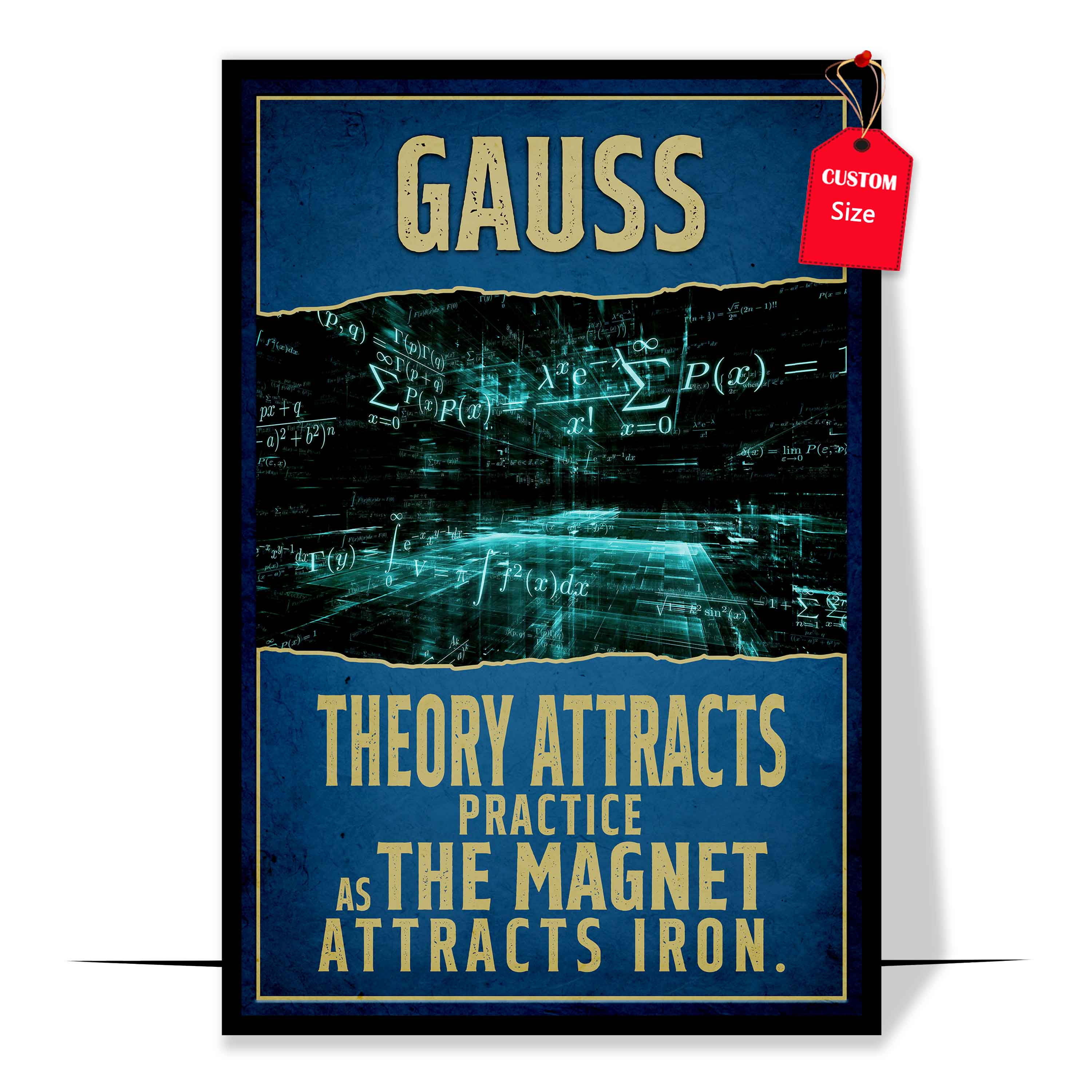 LOLUIS Inspirational Wall Art, STEM Scientists Quote Print Decor for ...