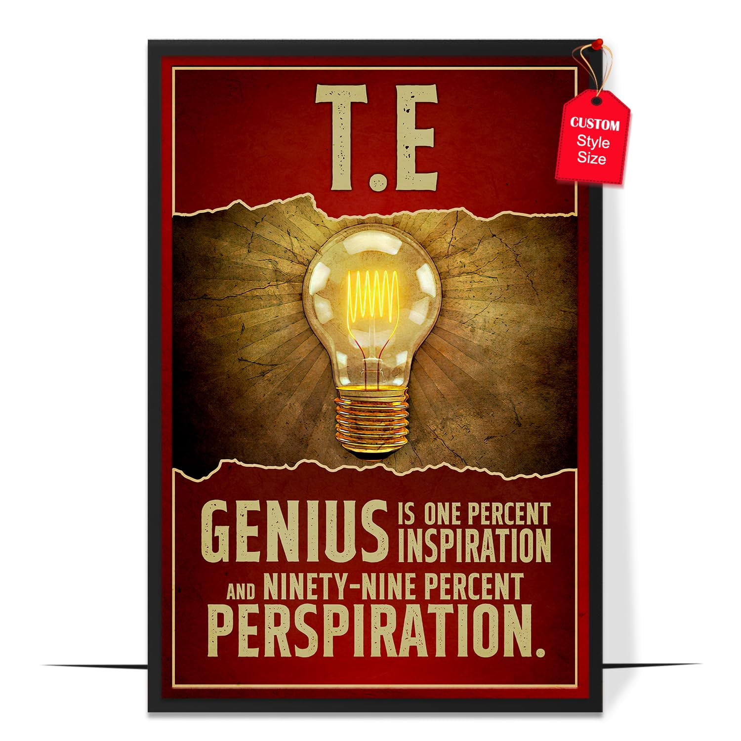 LOLUIS Inspirational Wall Art, STEM Scientists Quote Print Decor for ...