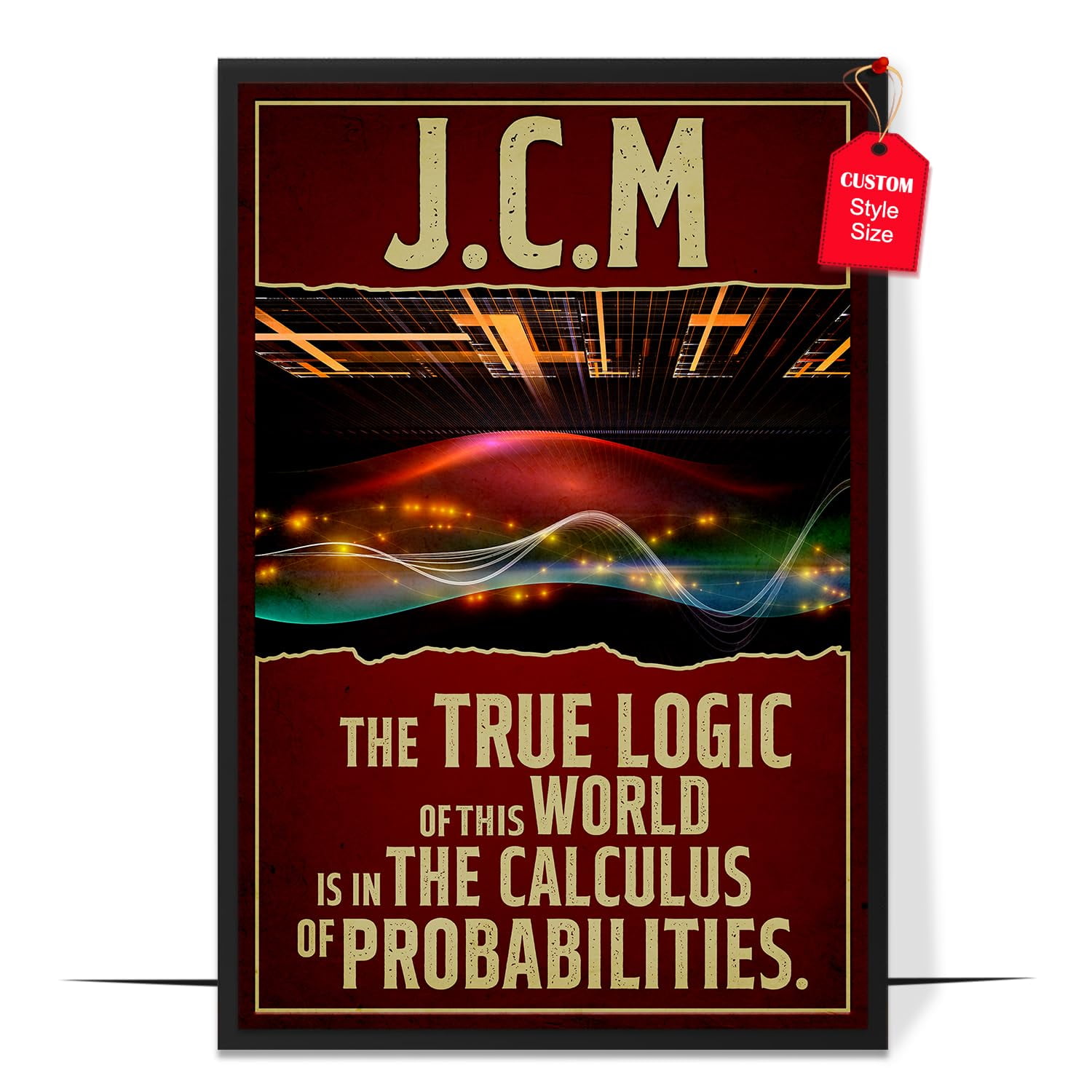 LOLUIS Inspirational Wall Art, STEM Scientists Quote Print Decor for ...