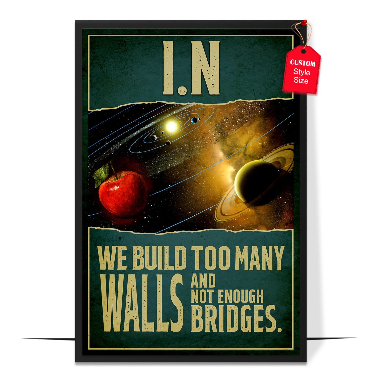 LOLUIS Inspirational Wall Art, STEM Scientists Quote Print Decor for ...