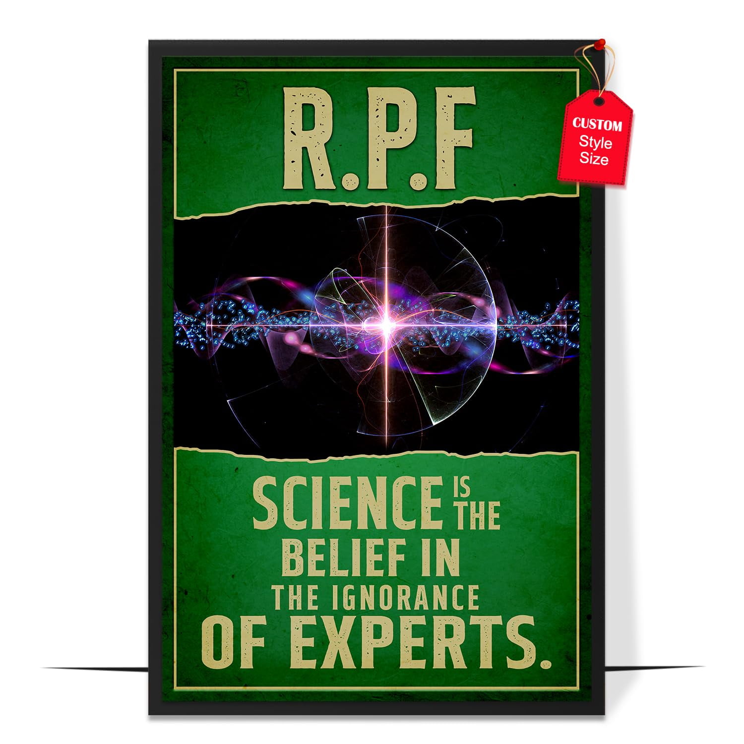 LOLUIS Inspirational Wall Art, STEM Scientists Quote Print Decor for ...