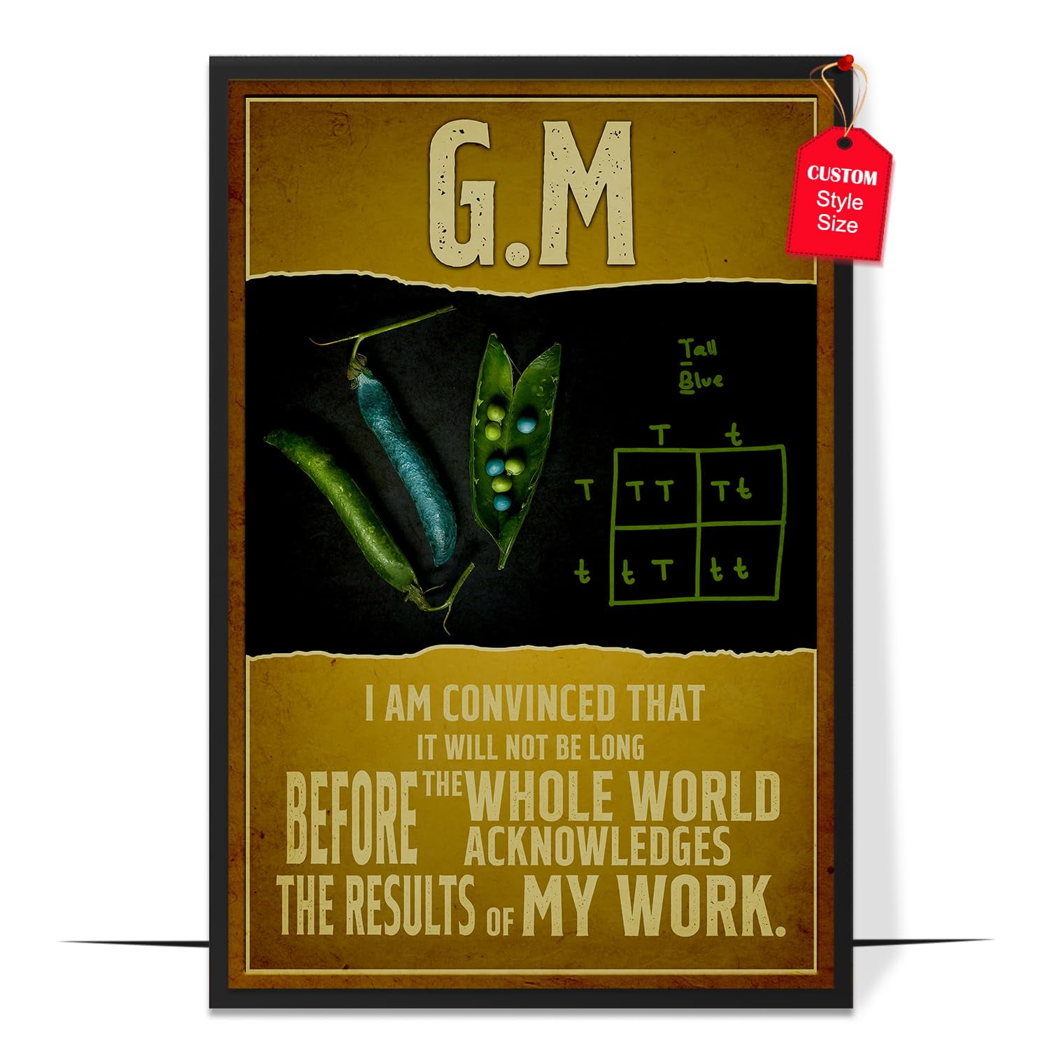 LOLUIS Inspirational Wall Art, STEM Scientists Quote Print Decor for ...