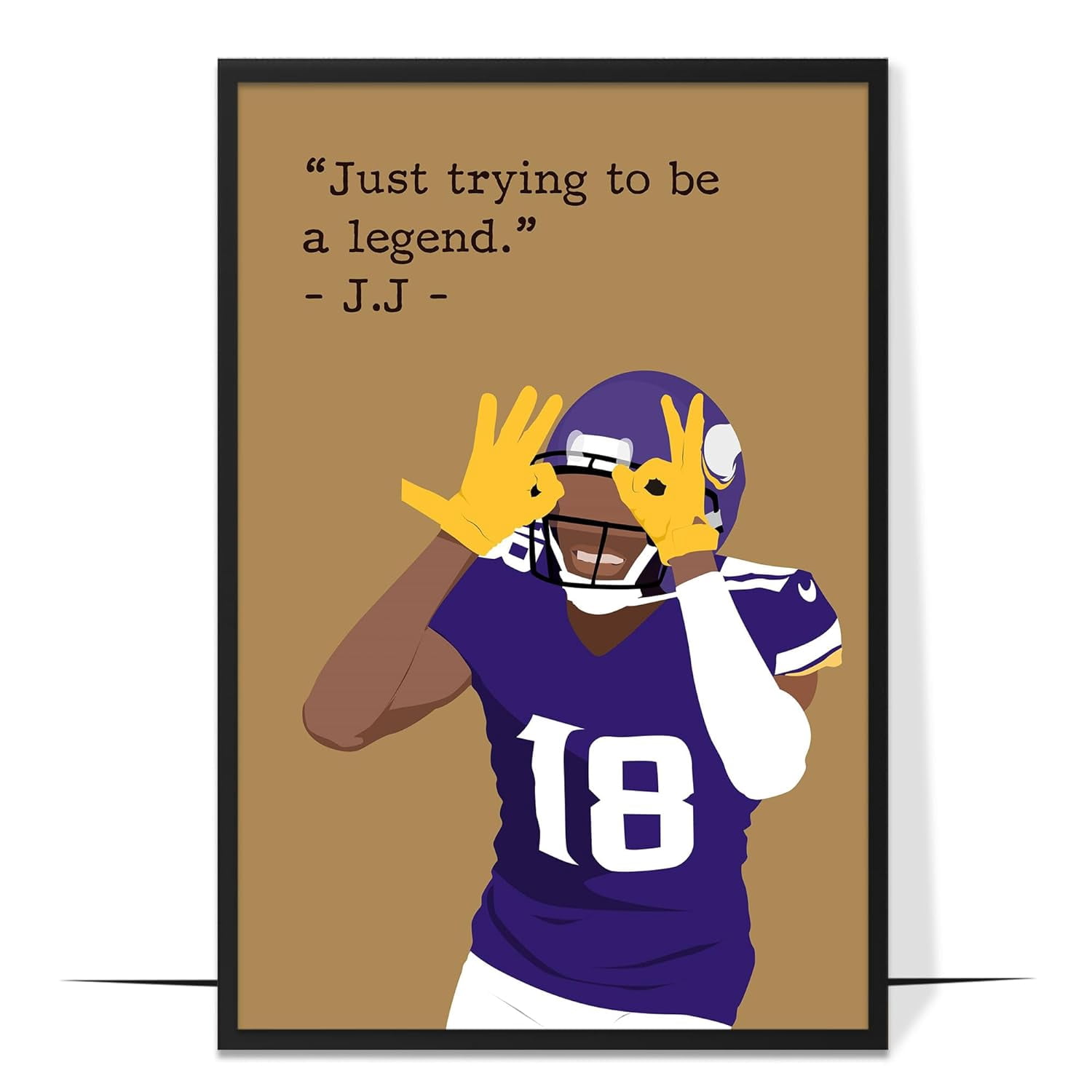 LOLUIS Inspirational Quotes Wall Art, Sports Motivational Art Print ...