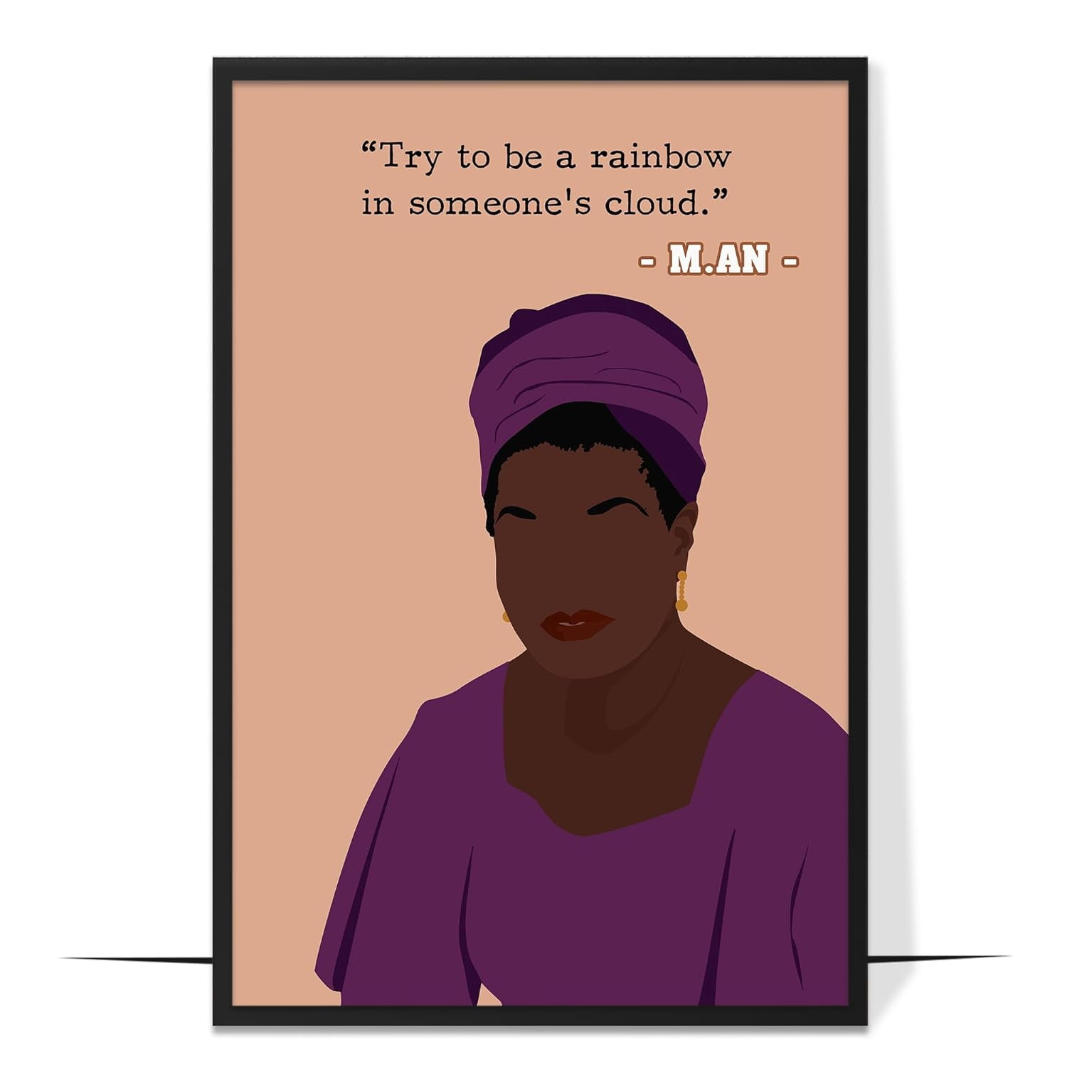 LOLUIS Inspirational Quotes Wall Art, Motivational Famous Authors ...