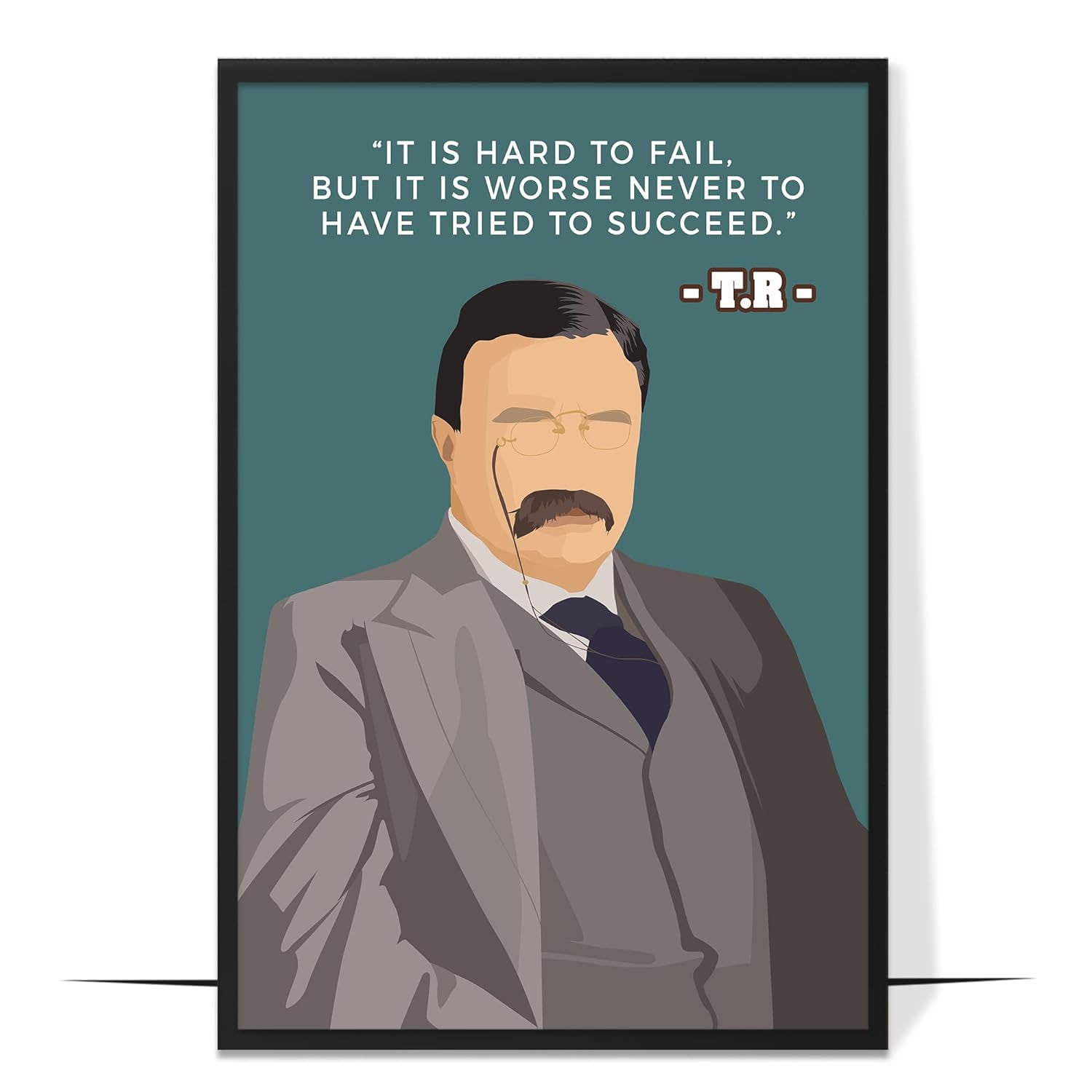 LOLUIS Motivational Quotes Wall Art, Inspirational History Presidents ...