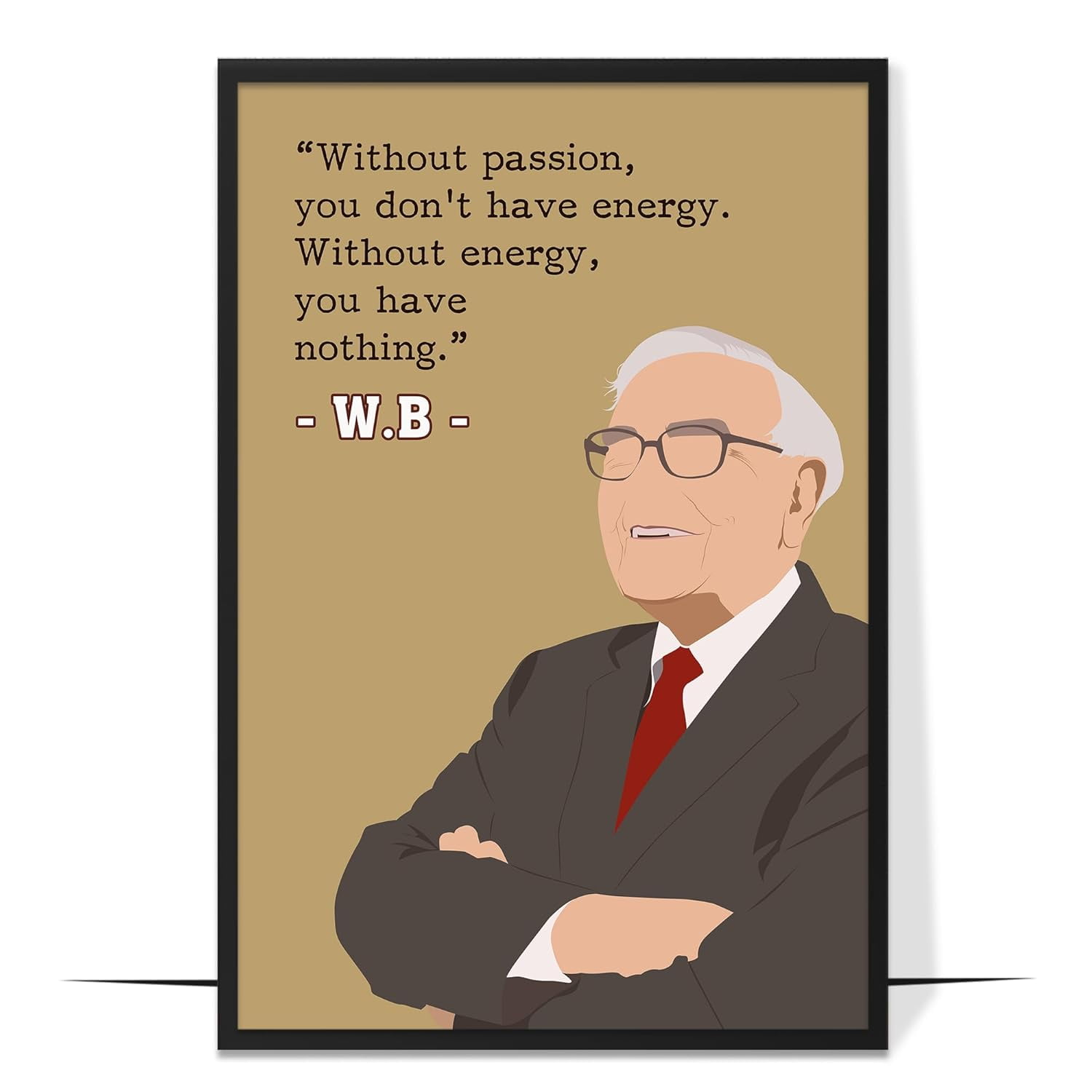 LOLUIS Motivational Wall Art, Inspirational Entrepreneur Quotes Wall ...