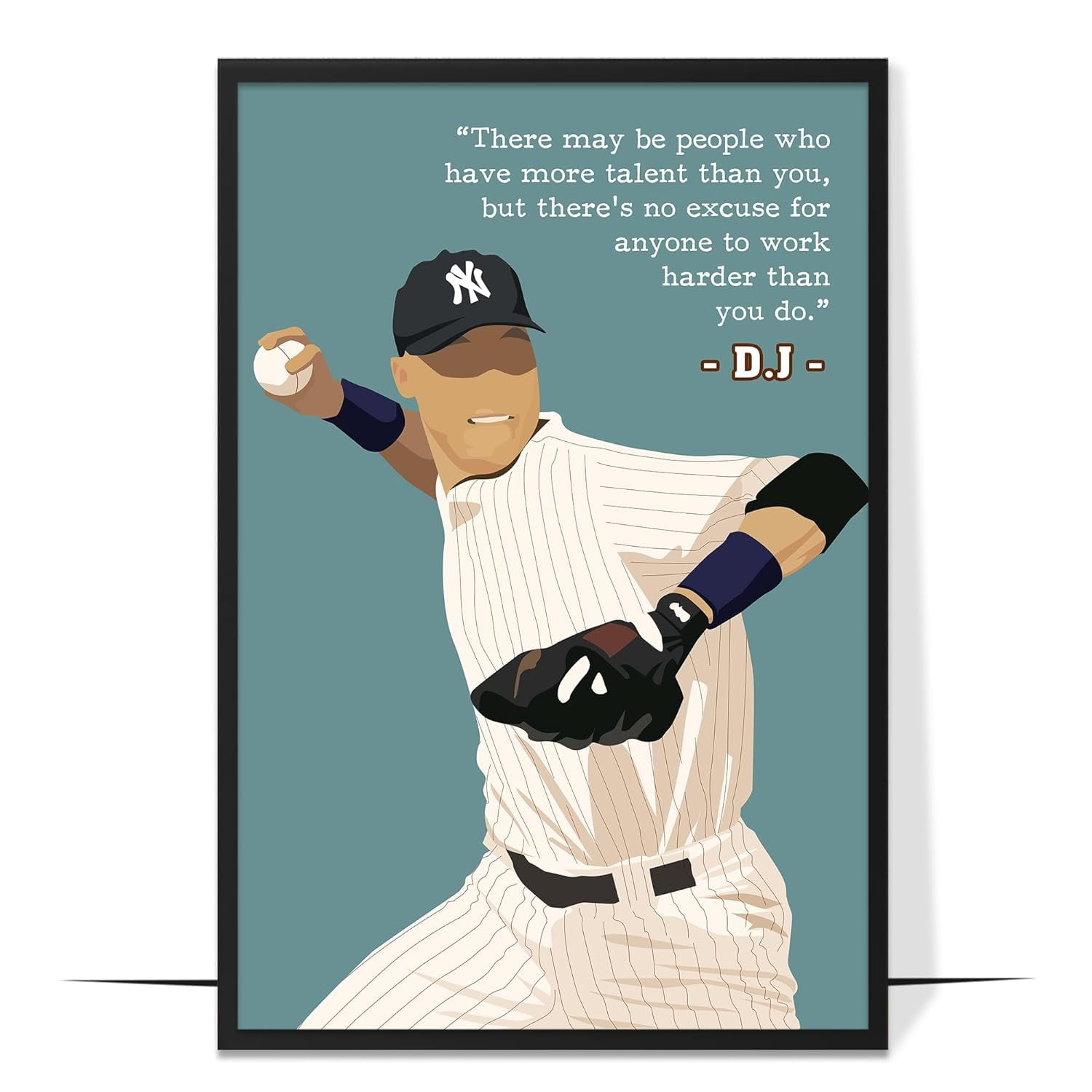 LOLUIS Motivational Wall Art, Sport Inspiring Quotes Art Print Decor ...