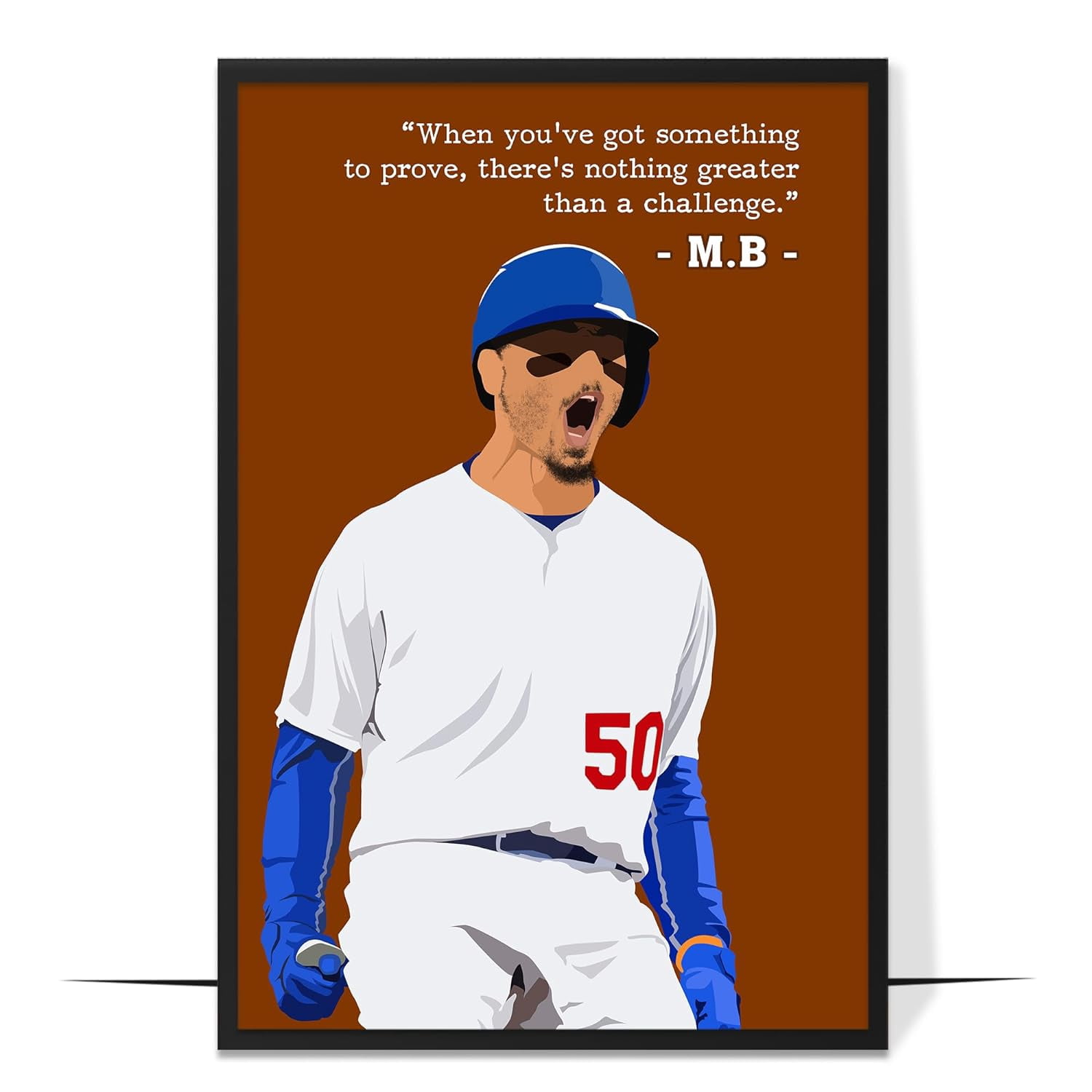 LOLUIS Motivational Wall Art, Sport Inspiring Quotes Art Print Decor ...
