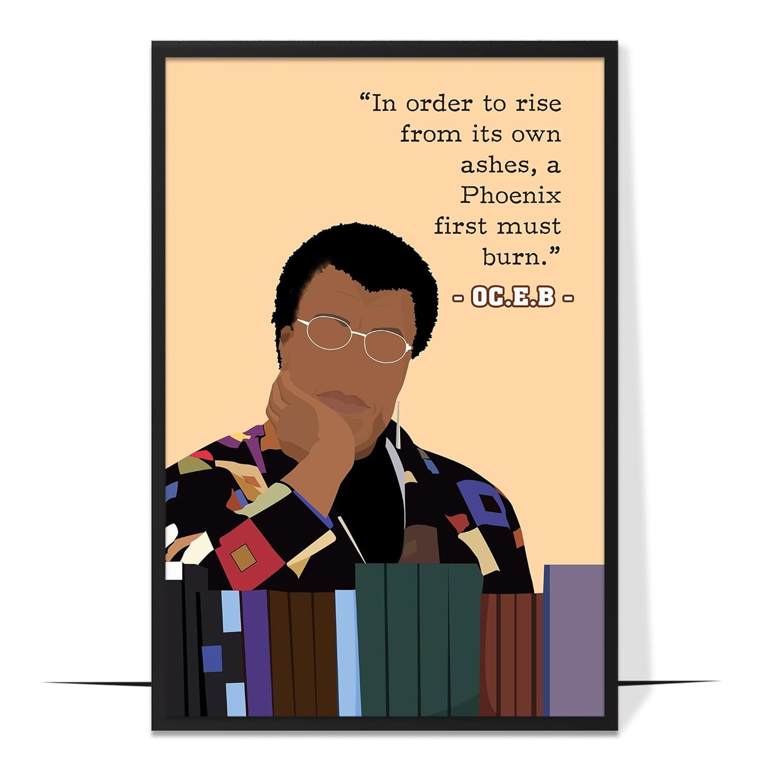 LOLUIS Inspirational Quotes Wall Art, Motivational Famous Authors ...