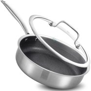 Non-stick pan, deep frying pan, wok with lid, anti-scald handle ...