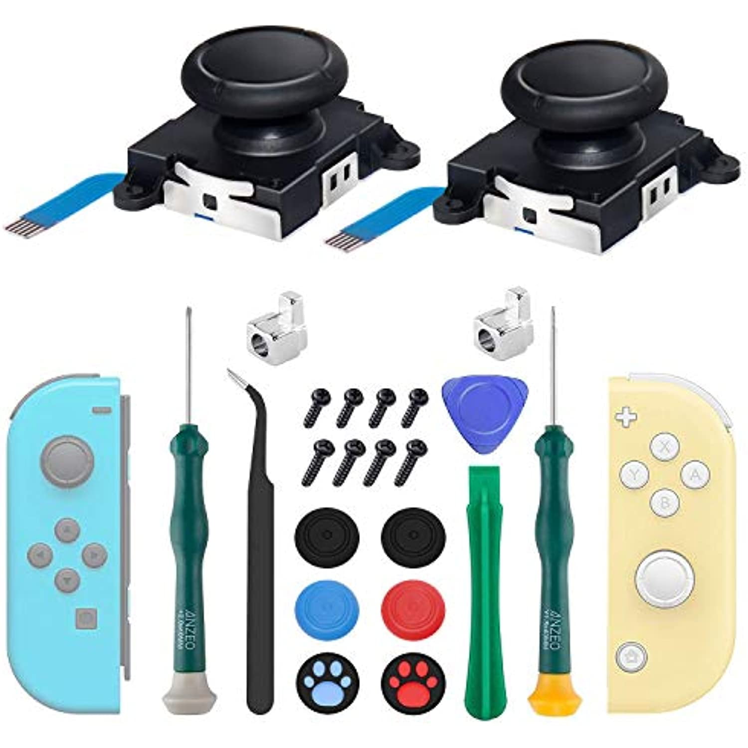 LONANDY 2 Pack Joycon Joysticks, Joycon Repair Kit Joystick Replacement ...