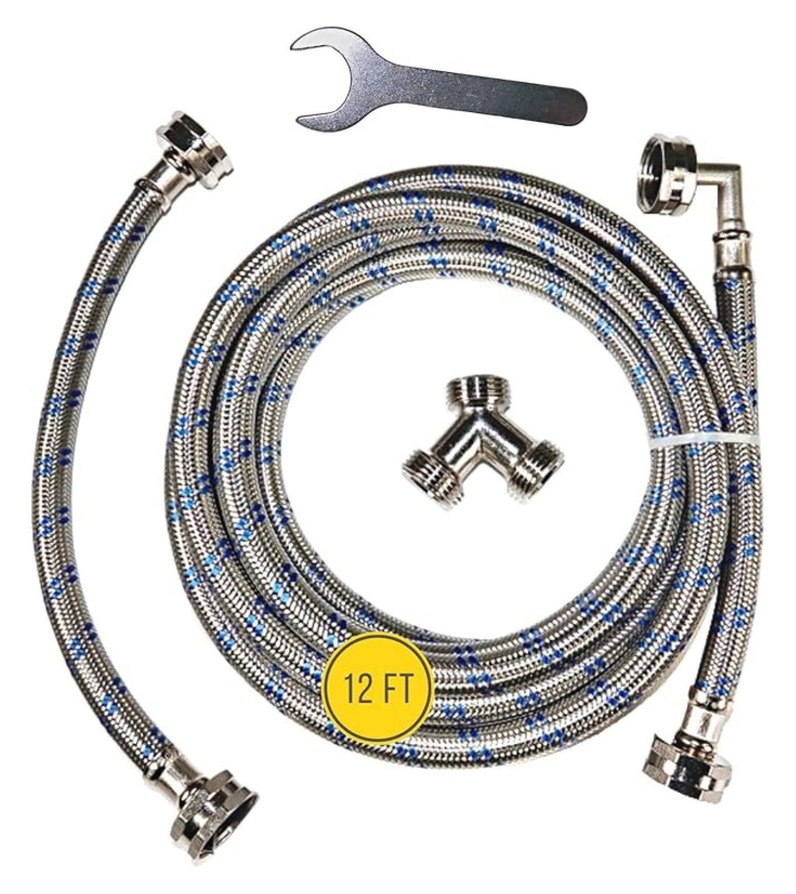 LONG Dryer Hose Install Kit (12 FT) - OCTAGON Connections for Easy ...