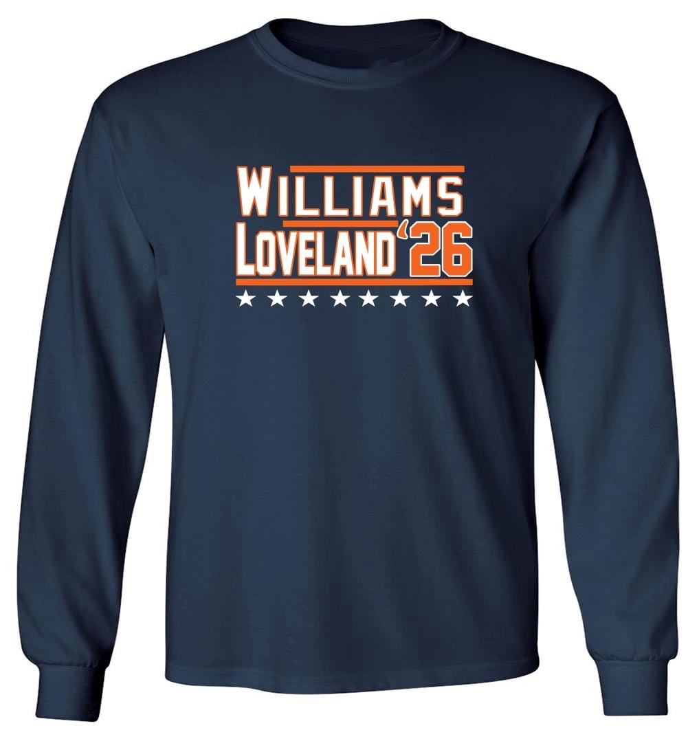 LONG SLEEVE Caleb Williams Colston Loveland 2026 Chicago Shirt T-Shirt ...