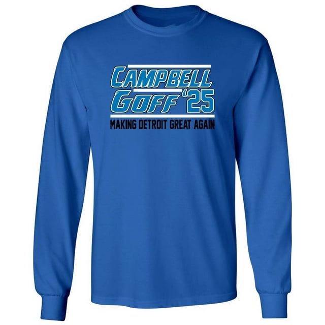 LONG SLEEVE Dan Campbell Jared Goff Detroit 2025 Shirt T-Shirt ...