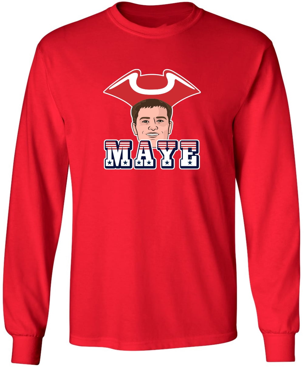 LONG SLEEVE Drake Maye Logo New England Shirt T-Shirt - Walmart.com