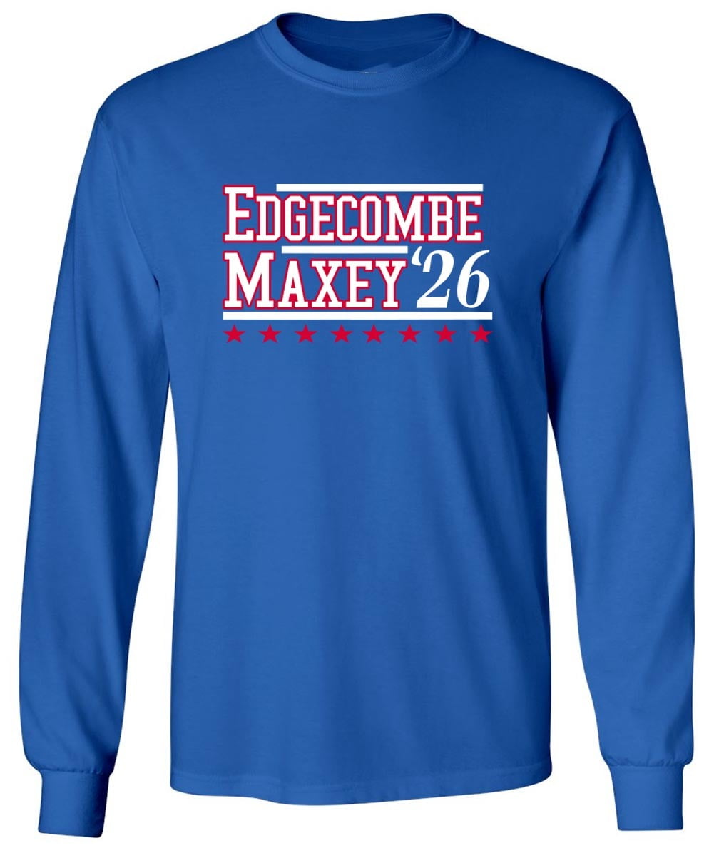 LONG SLEEVE VJ Edgecombe Tyrese Maxey 2026 Philadelphia Shirt T-Shirt ...