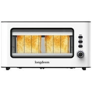 Yabano Toaster 4 Slice, Extra Wide Slots, Stainless Steel with High ...