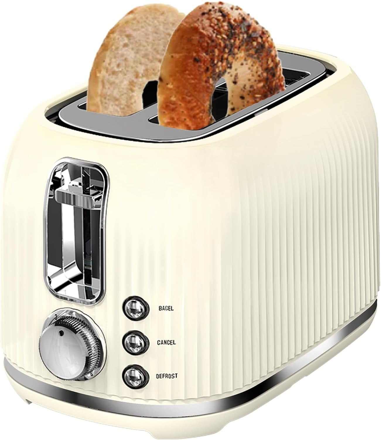 LONGDEEM 2 Slice Toaster, 6 Shade Settings, Wide Slots, Auto Shut Off ...