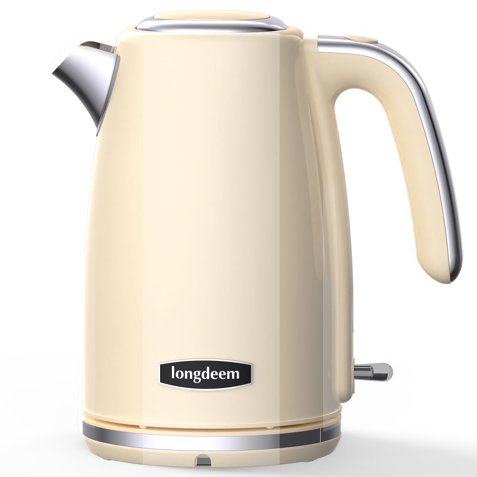 LONGDEEM Electric Kettle Stainless Steel - 1500W Quick Boil, Auto ...