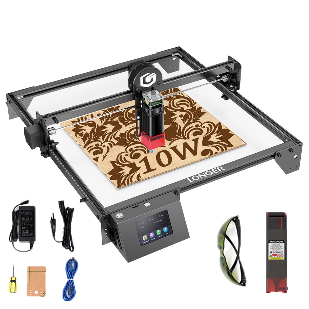 LONGER RAY5 Laser Engraver, Offline Carving, Safety Lock, Emergency ...