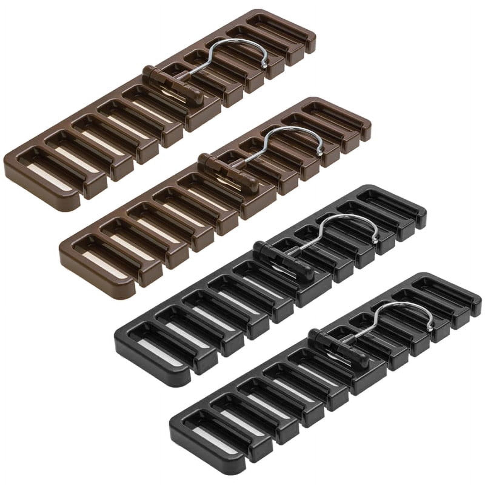 LONGHEXINA 4 Pack Belts Rack for Men Women Brown Black - Walmart.com