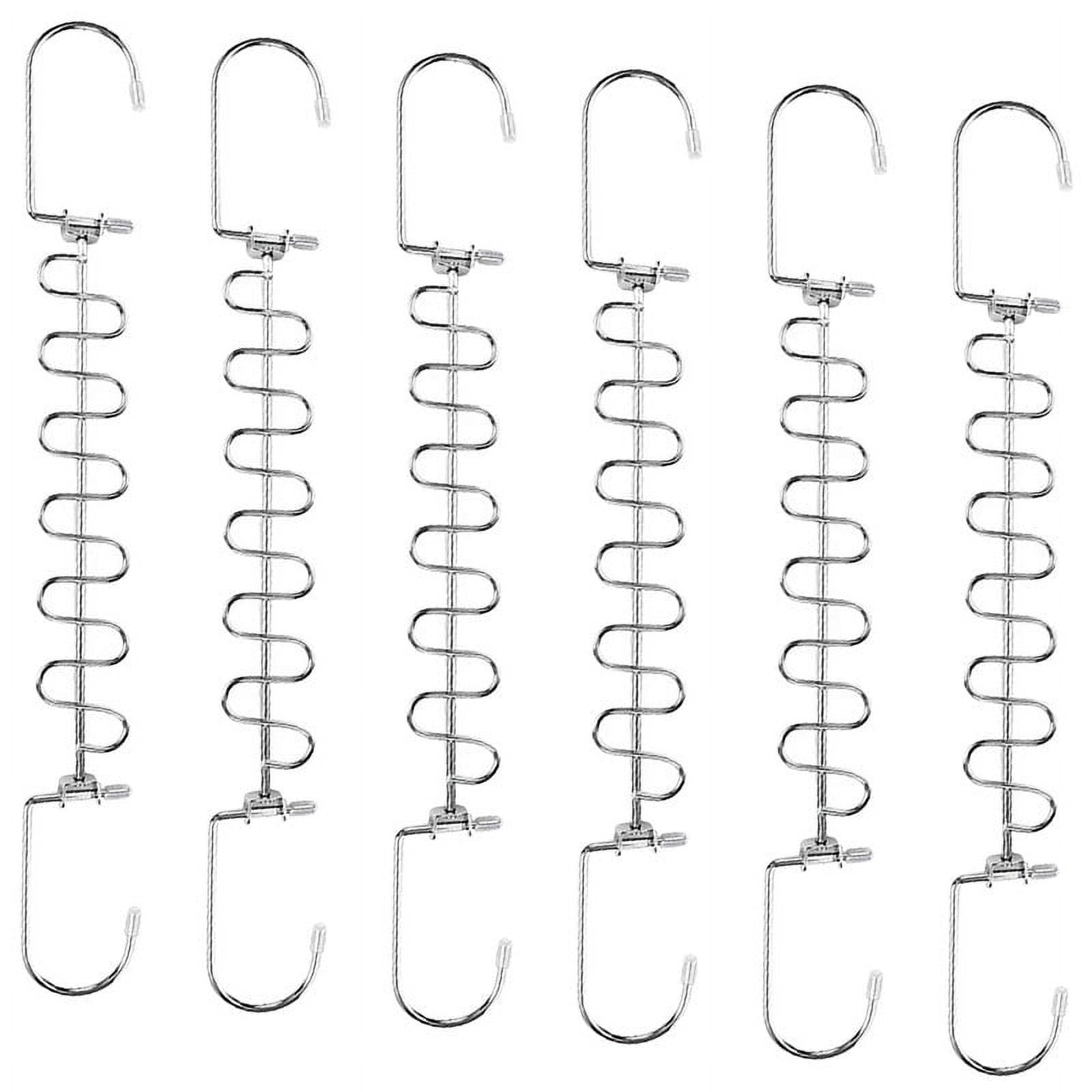 LONGHEXINA Magic Hangers Closet Organizer, Space Saving Metal Hangers ...