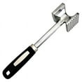 LONGHEXINA Dual-Sided Meat Mallet with Rubber Grip Handle for Steak ...