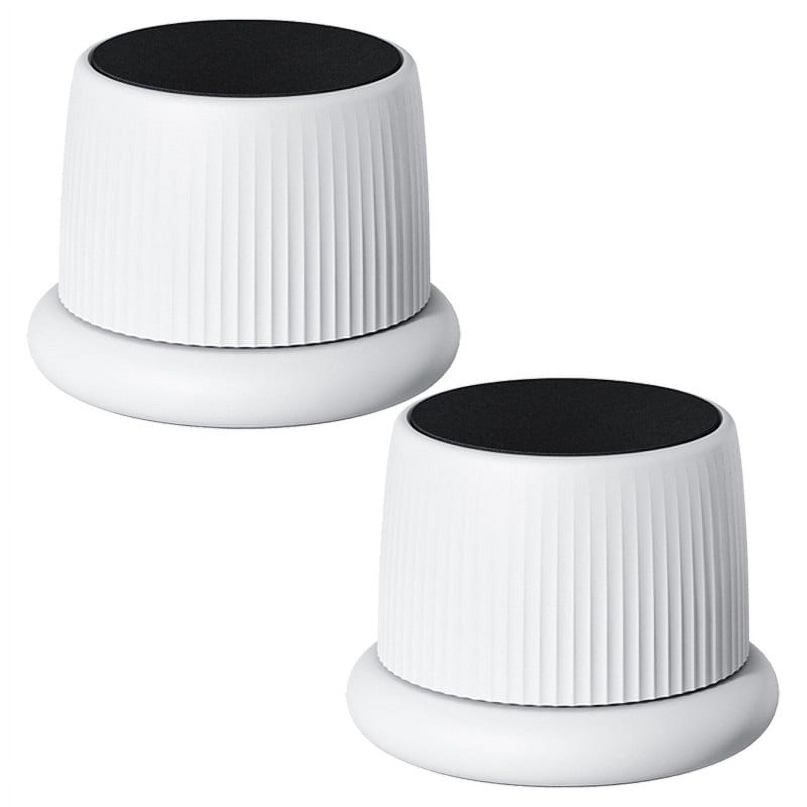 LONGHEXINA Non-Slip Furniture Risers, ABS White, 2 Pack - Walmart.com