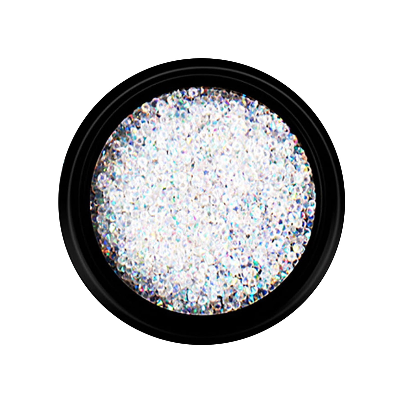 LONGOEASY Nail Glitter Nail Crystal Crushed Diamond Powder Nail Glitter ...