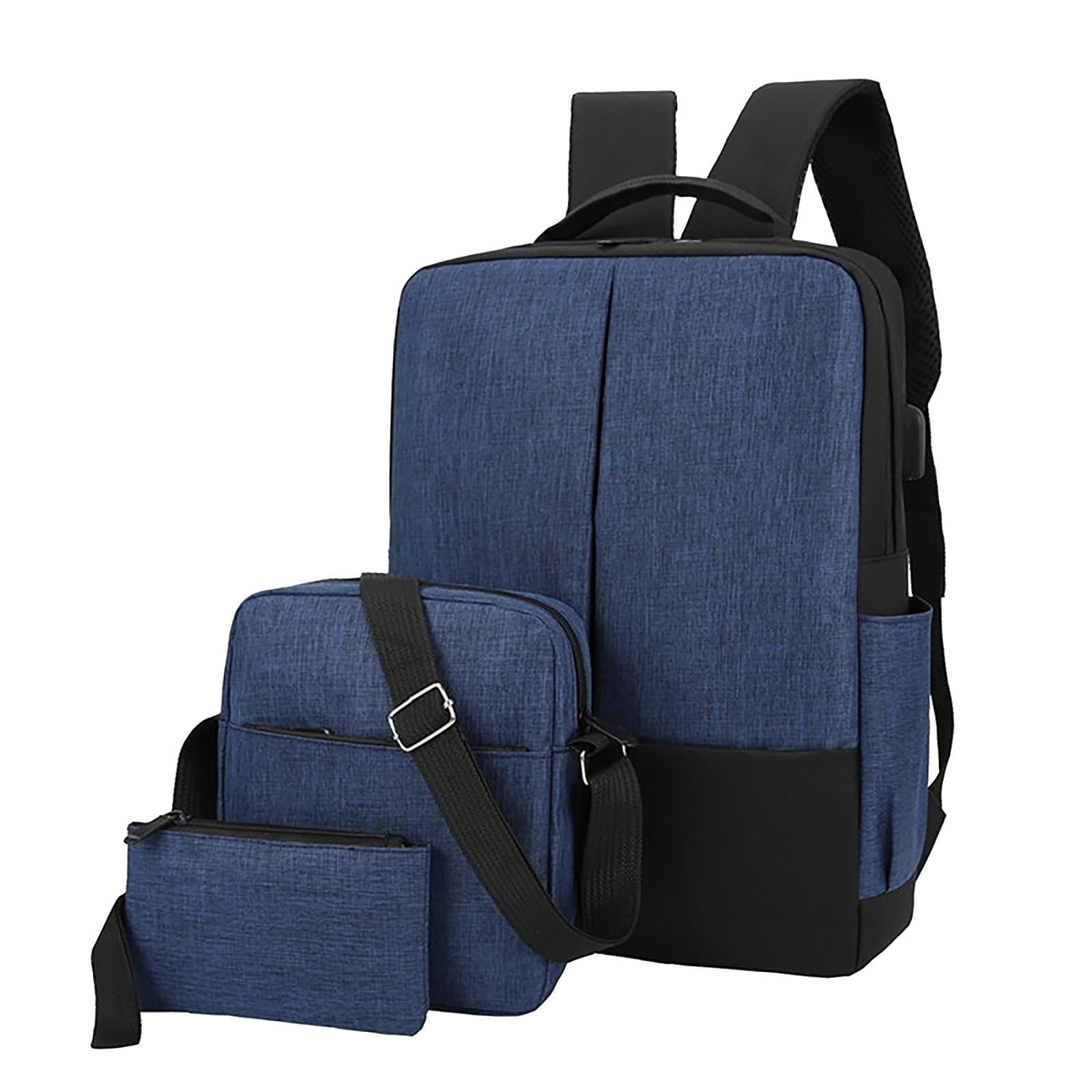 LONGshukeji Backpack Three Piece Color Computer Business Bag Shoulder ...