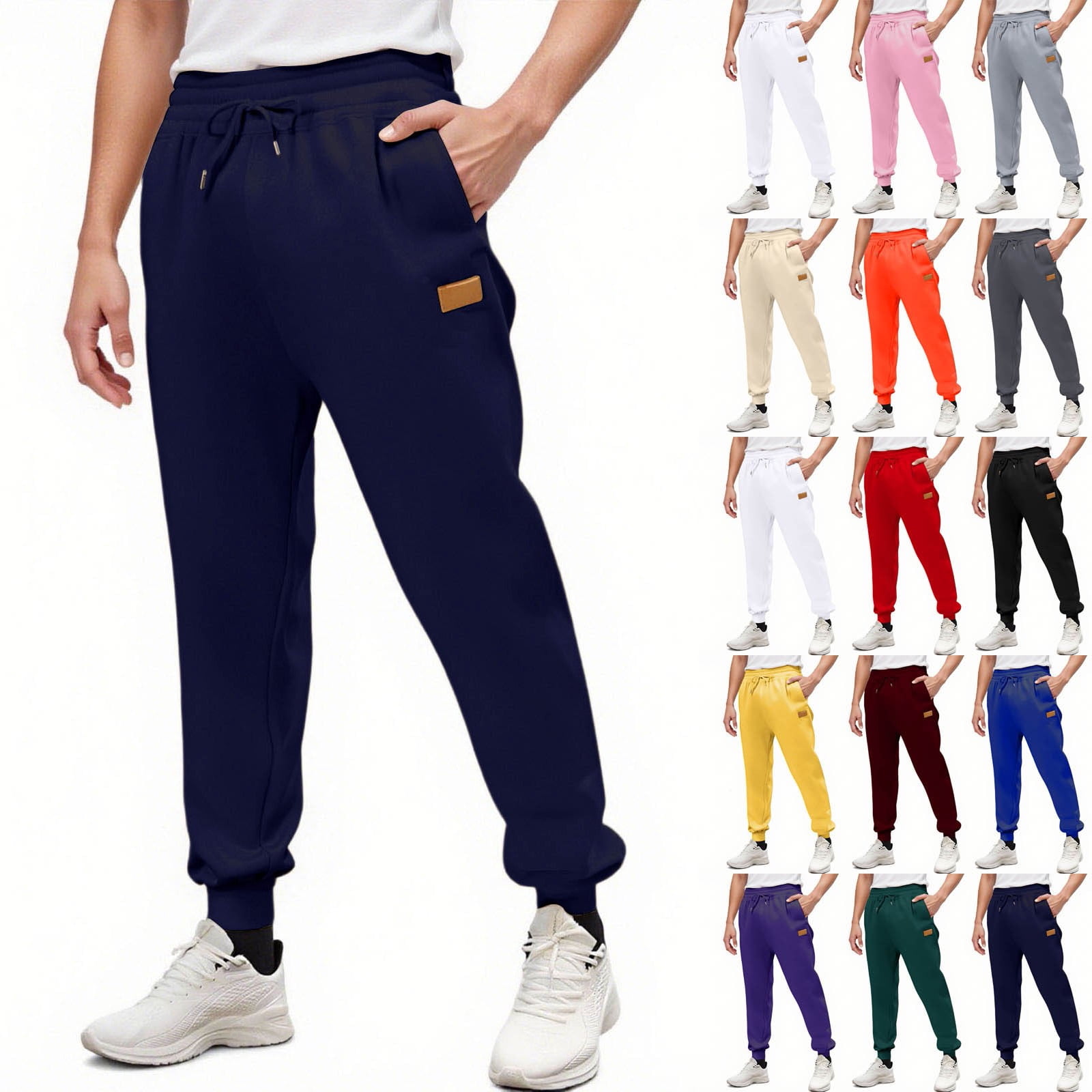 Mens Sweatpants with Pockets, LONKITO Casual Running Workout Sweatpants ...