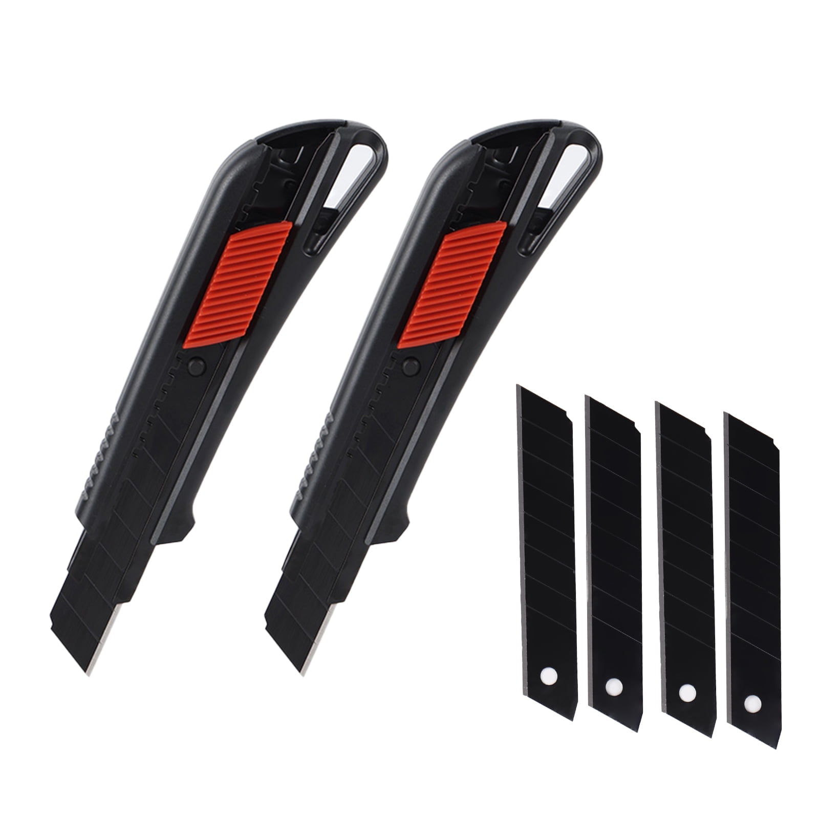 LONLEEYU Heavy-Duty Retractable Box Cutter - 18mm Utility Knife with 6 ...