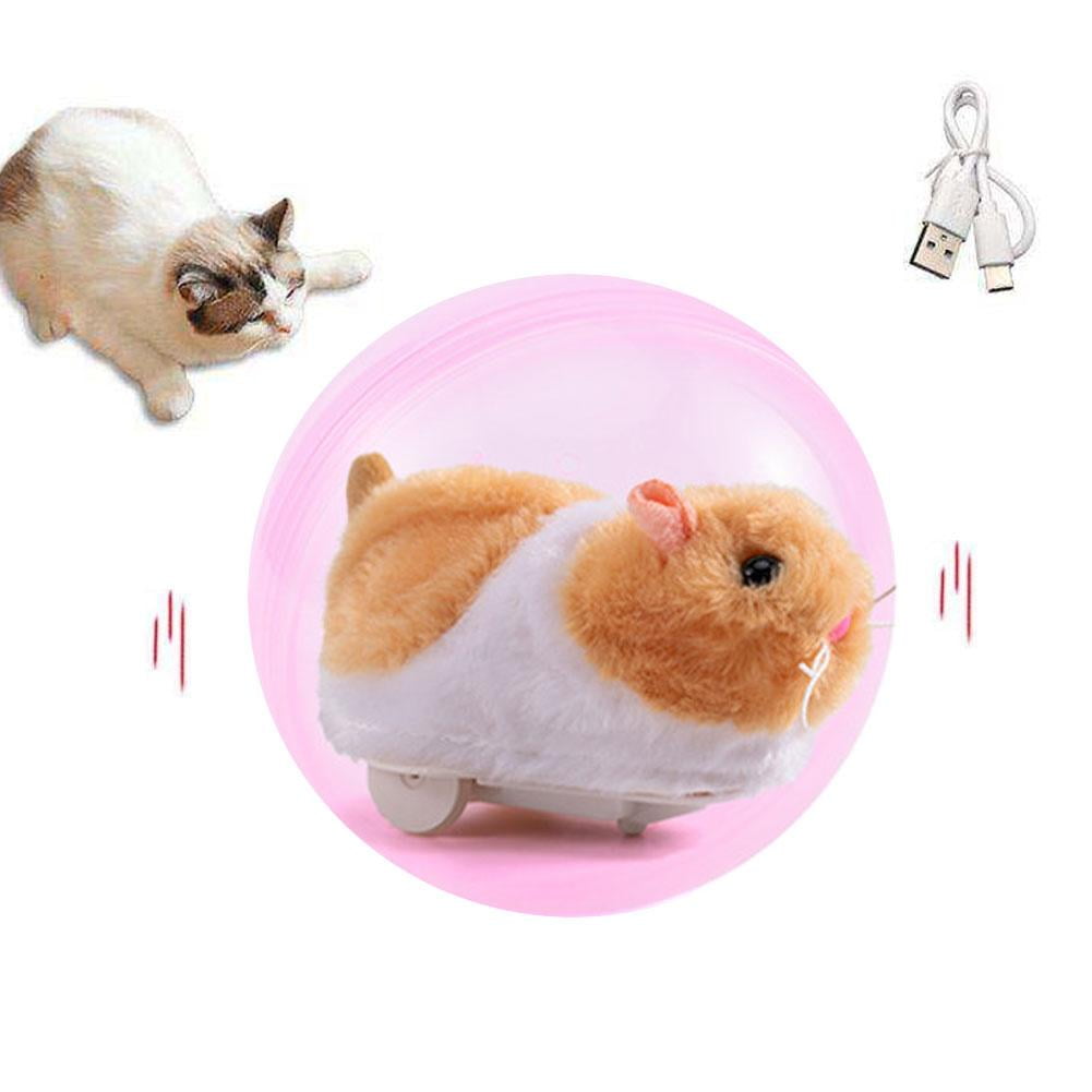 LONPUN Electric Cat Ball Electric Hamster Ball Pet Cat Toy Hot R5 K6I2 ...