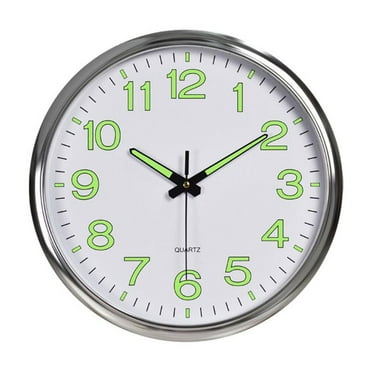 Mainstays 15.5" Black Round Indoor Analog Wall Clock - Walmart.com