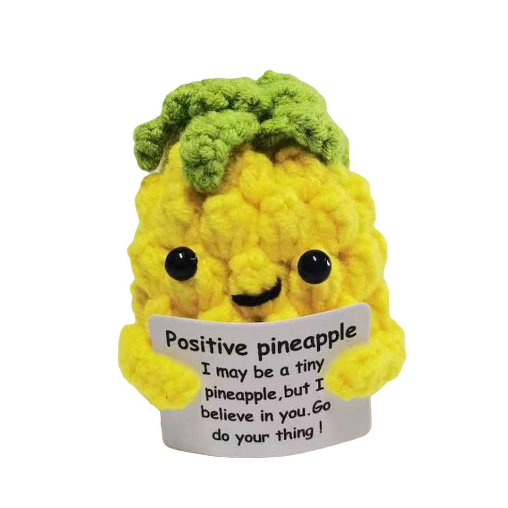 LONPUN Mini Positive Potato Crochet Gift,Emotional Support Pickle, Cute ...
