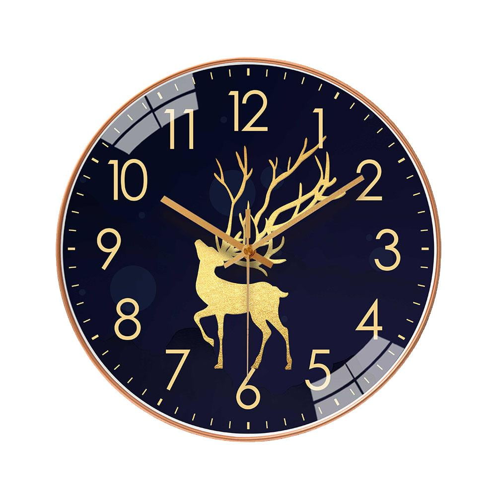 LONPUN Wall Clock Round Modern Minimalist Marker Kitchen Home 20cm ...