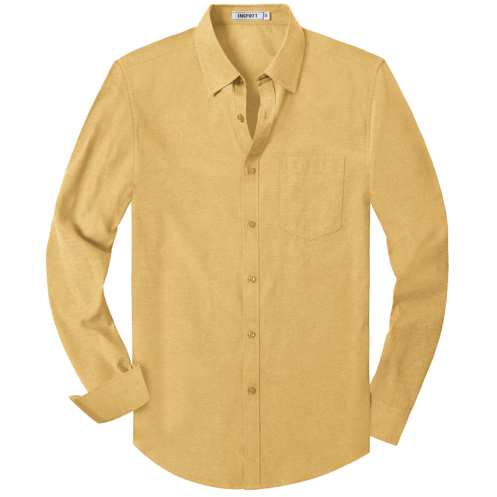 Lonssa Mens Long Sleeve Flannel Shirts Casual Button Down Shirt With