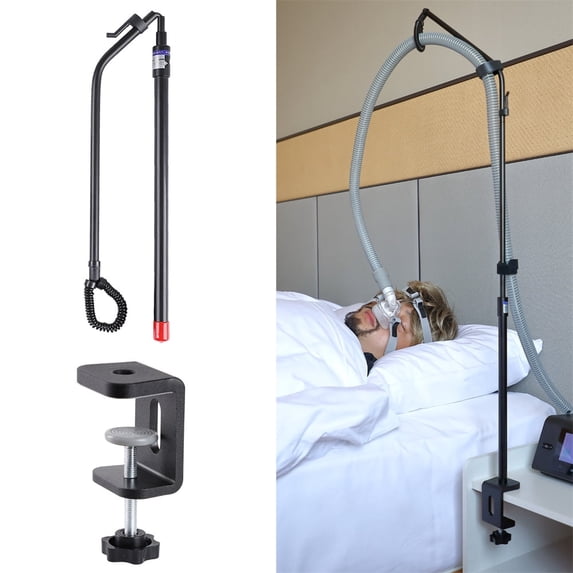 LONYEON CPAP Hose Holder, Adjustable Removable C Clamp, Silicone Pad ...
