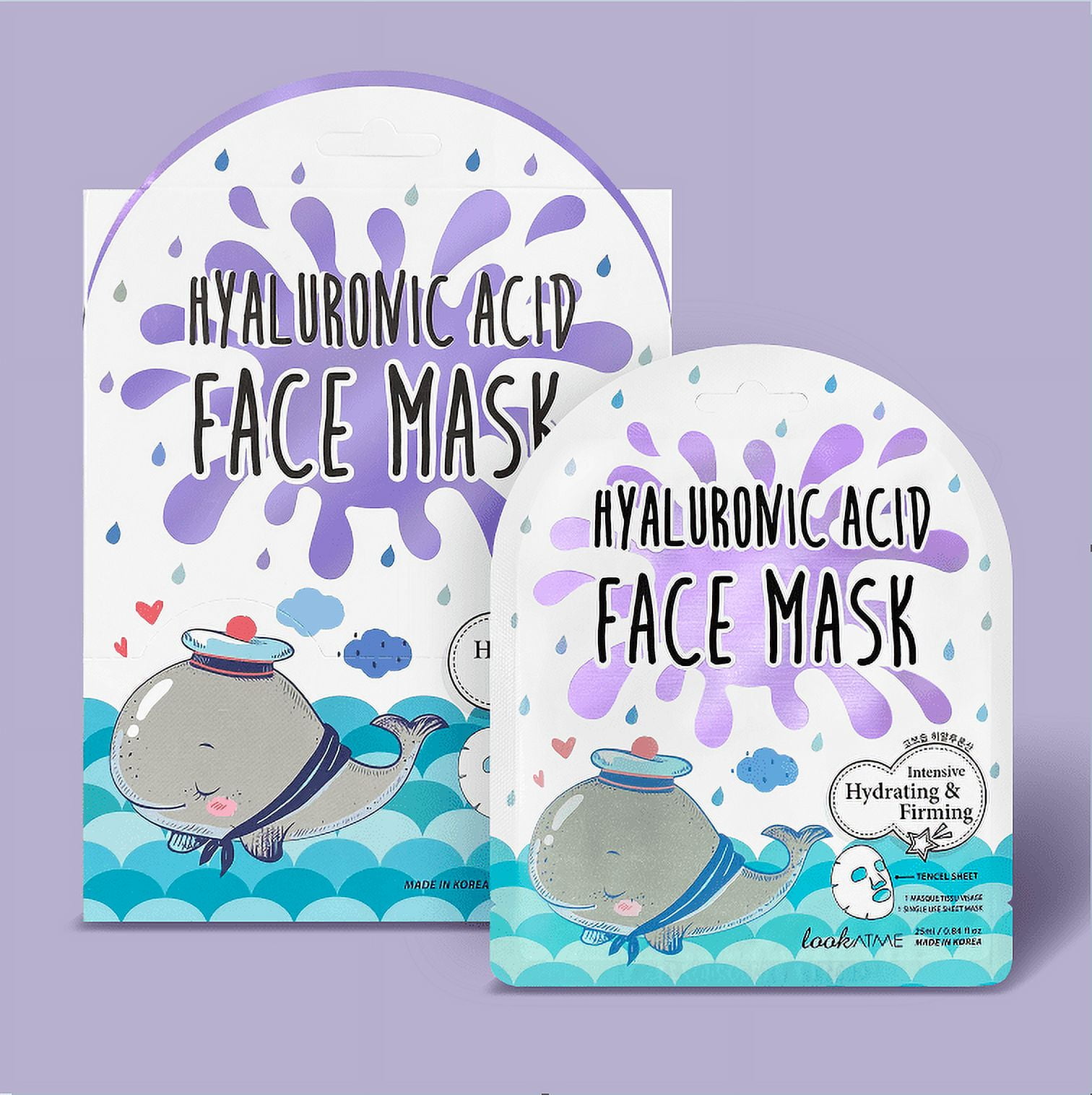 Kproduct4U Face Mask, 10 Sheets, Hydrating Tencel Sheet, Hyaluronic ...