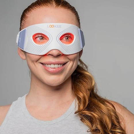 LOOKEE ReviveGlow Pro LED Eye Rejuvenator Red Light Therapy for Eyes ...