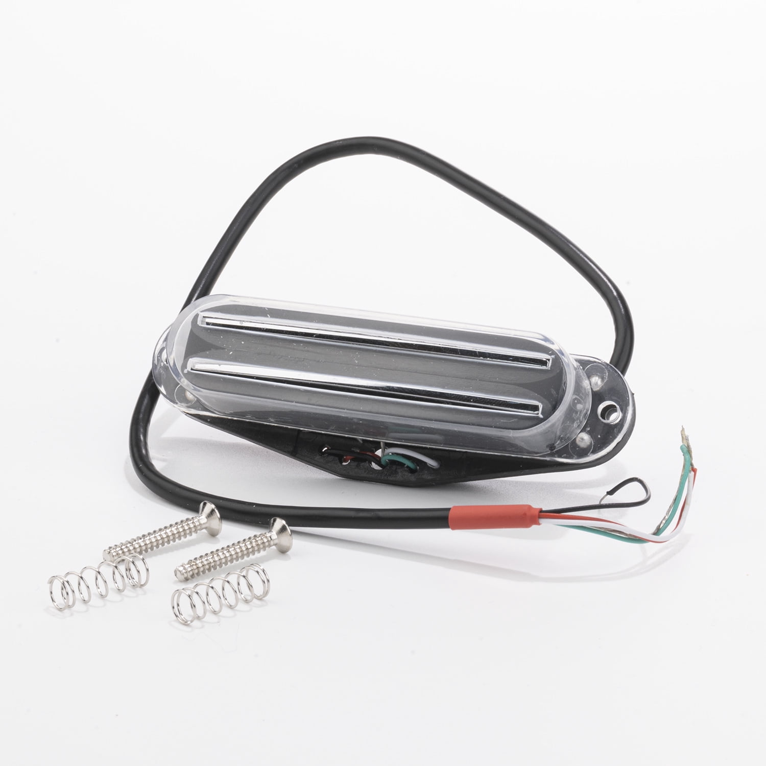 LOOKSEVEN 4 Wire Dual Rail Single Coil Mini Humbucker Pickup 9K For ...