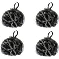 Lookseven Bath Sponge Shower Loofahs, Gray, 50g, Mesh Pouf Scrunchies ...