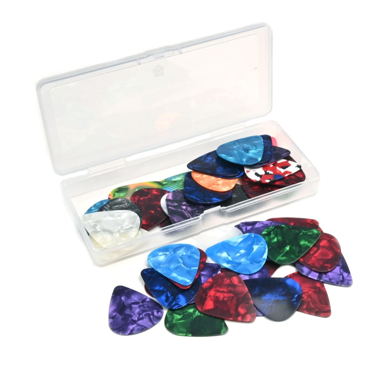 LOOKSEVEN Guitar Picks 0.71mm - Guitar Picks for Acoustic Guitar ...