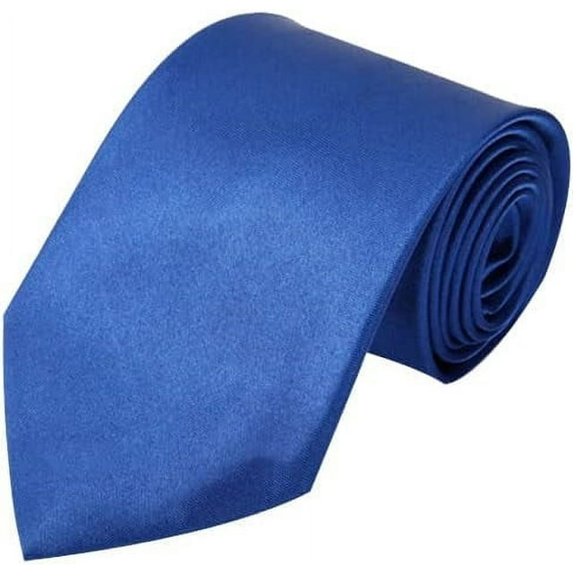 LOOKSEVEN Solid Color Ties for Men Pure Color Satin Neckties Mens Ties ...