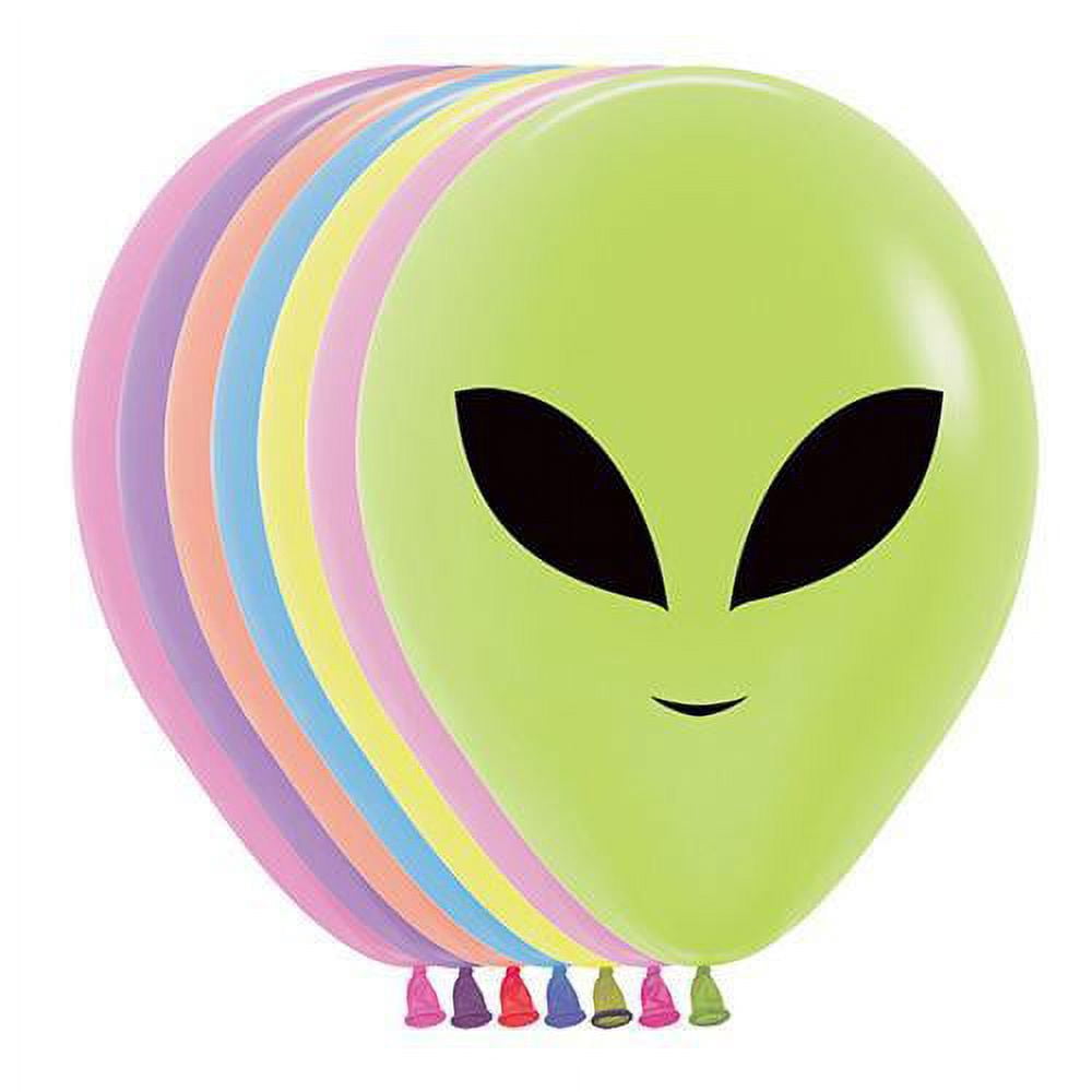 LOONBALLOON Alien, Space, Earth Theme Balloons, 11″ ALIEN - Walmart.com